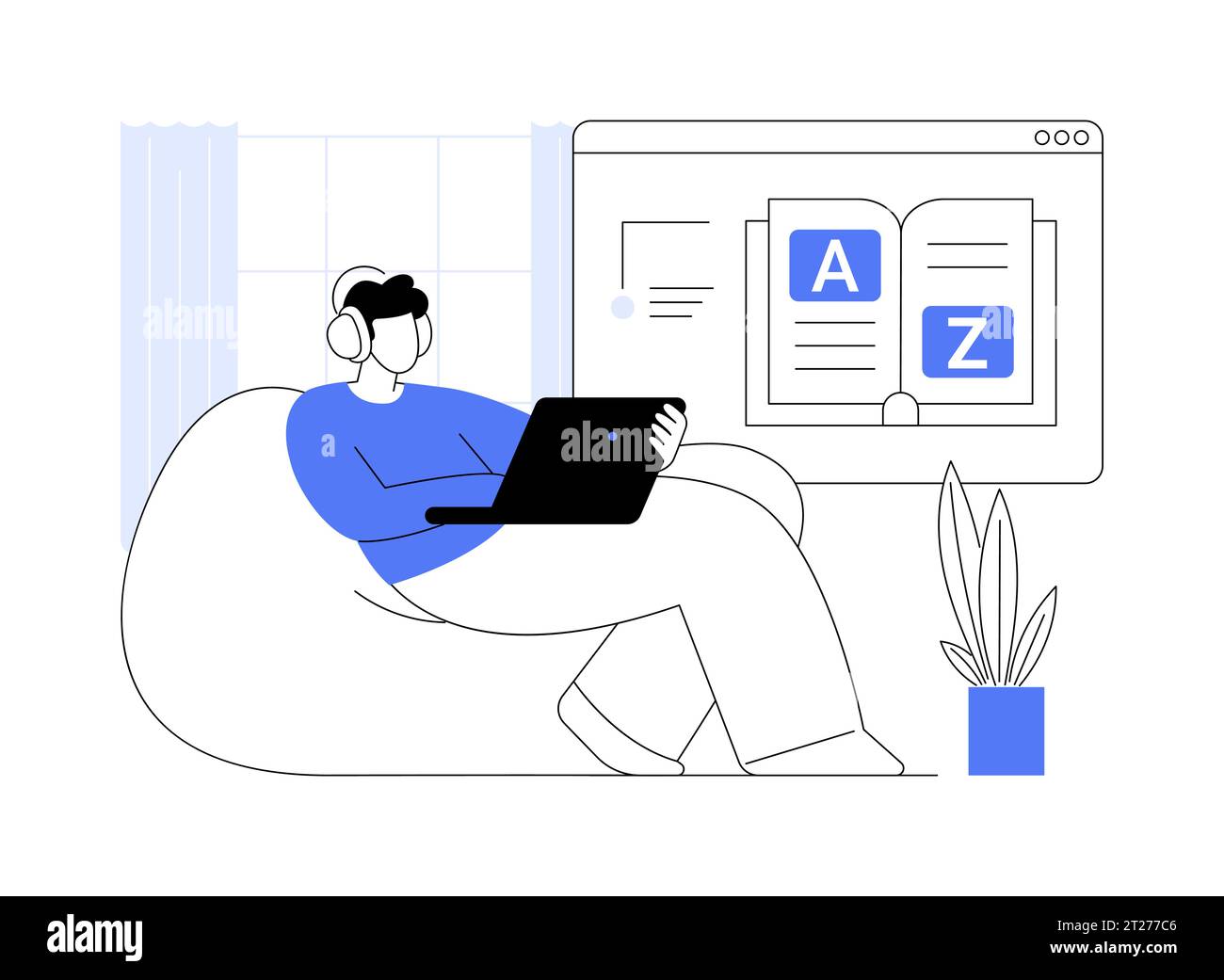 Online platform isolated cartoon vector illustrations Stock Vector ...