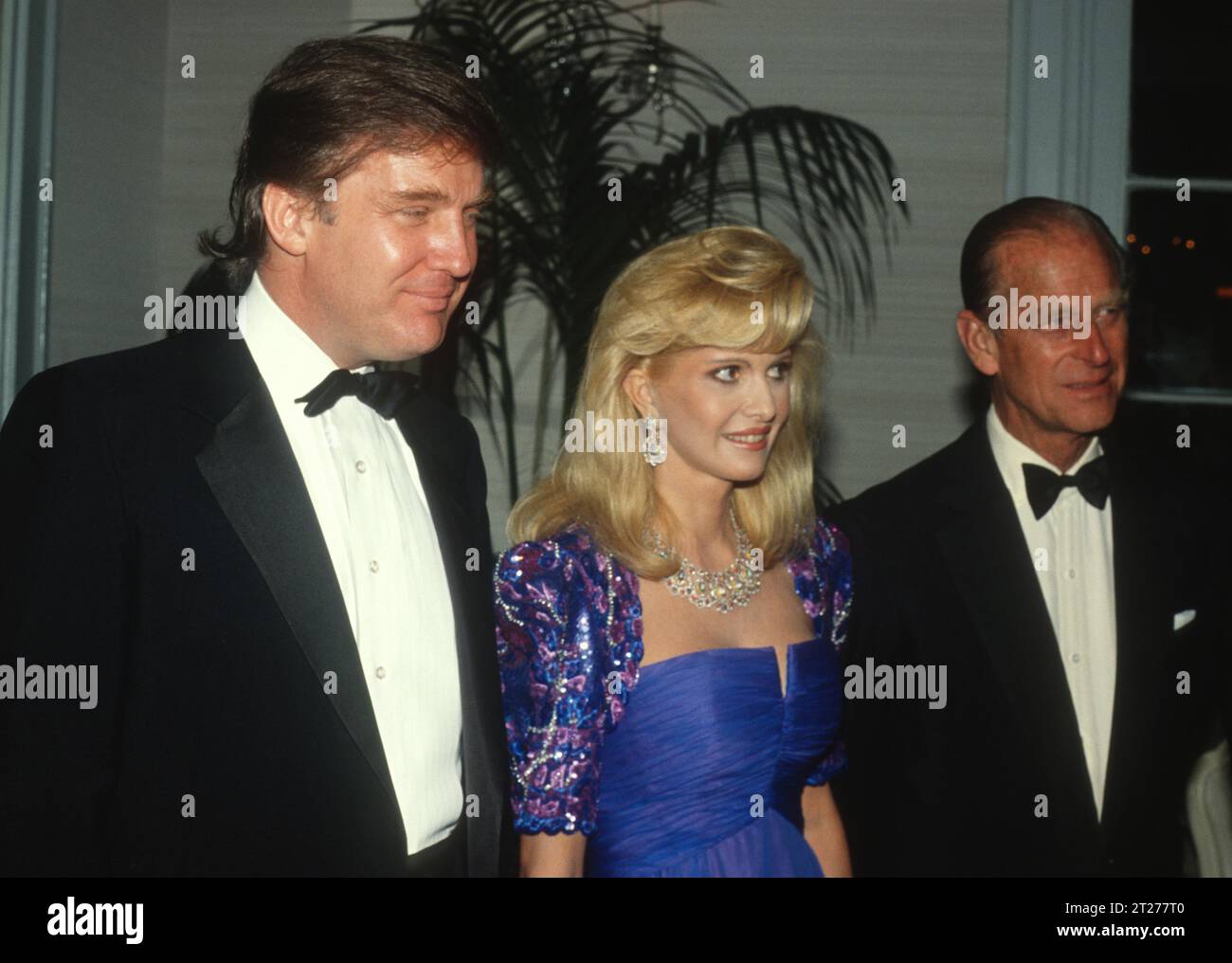 1986 Donald Trump Ivana Trump Prince Philip John Barrett/PHOTOlink.net ...