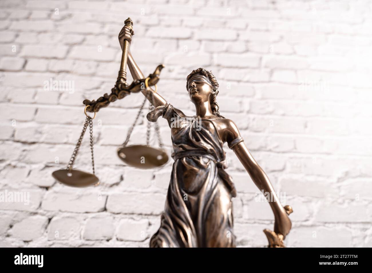 Augsburg, Bavaria, Germany. 16th Oct, 2023. Justitia figure in front of ...