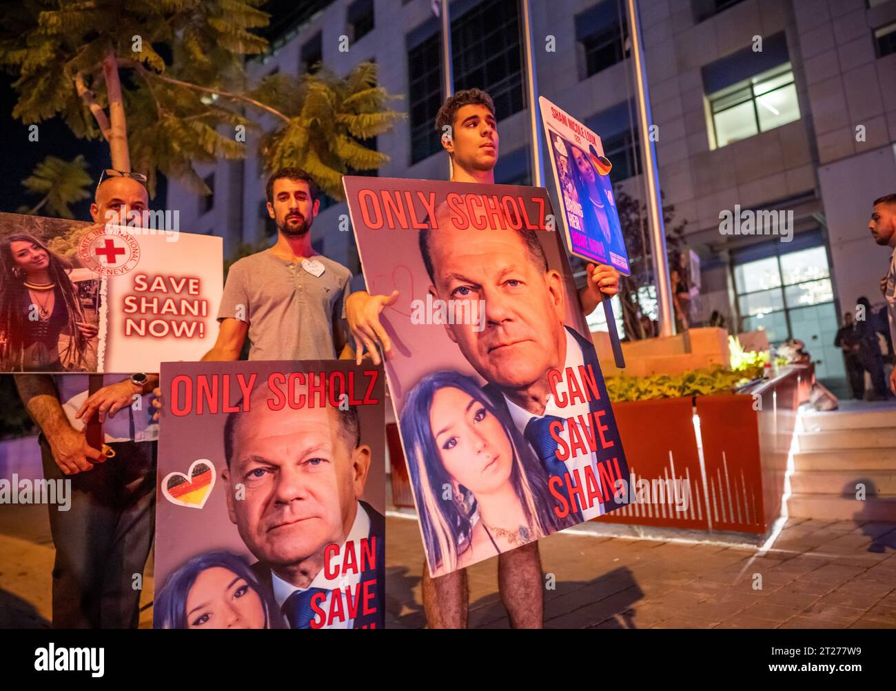 Tel Aviv, Israel. 17th Oct, 2023. Friends of the 22-year-old German ...