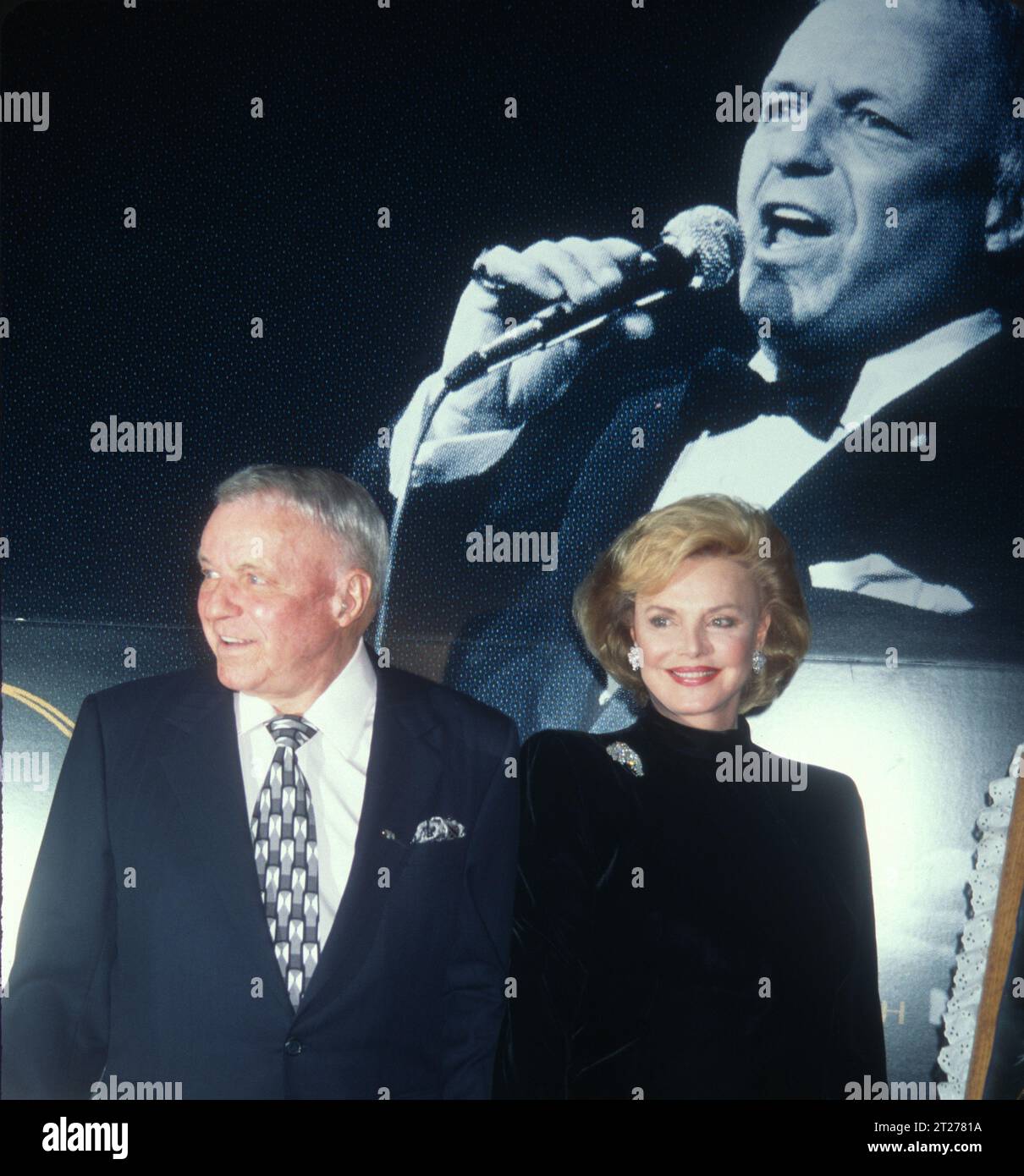 1995 FRank Sinatra Barbara Sinatra John Barrett/PHOTOlink.net Stock ...