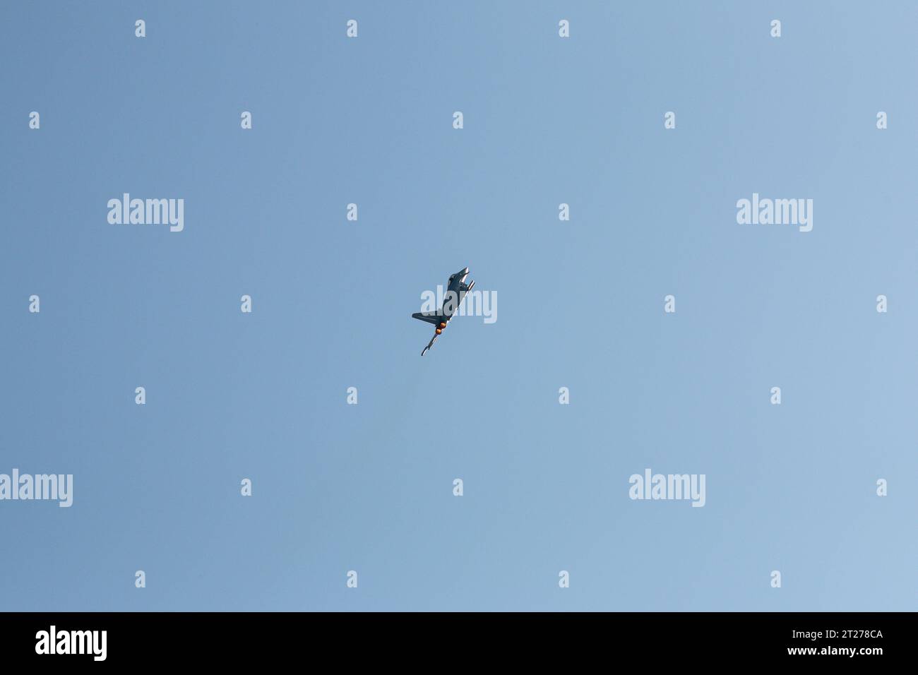 German air force Eurofighter EF-2000 Typhoon fighter jet taking off ...