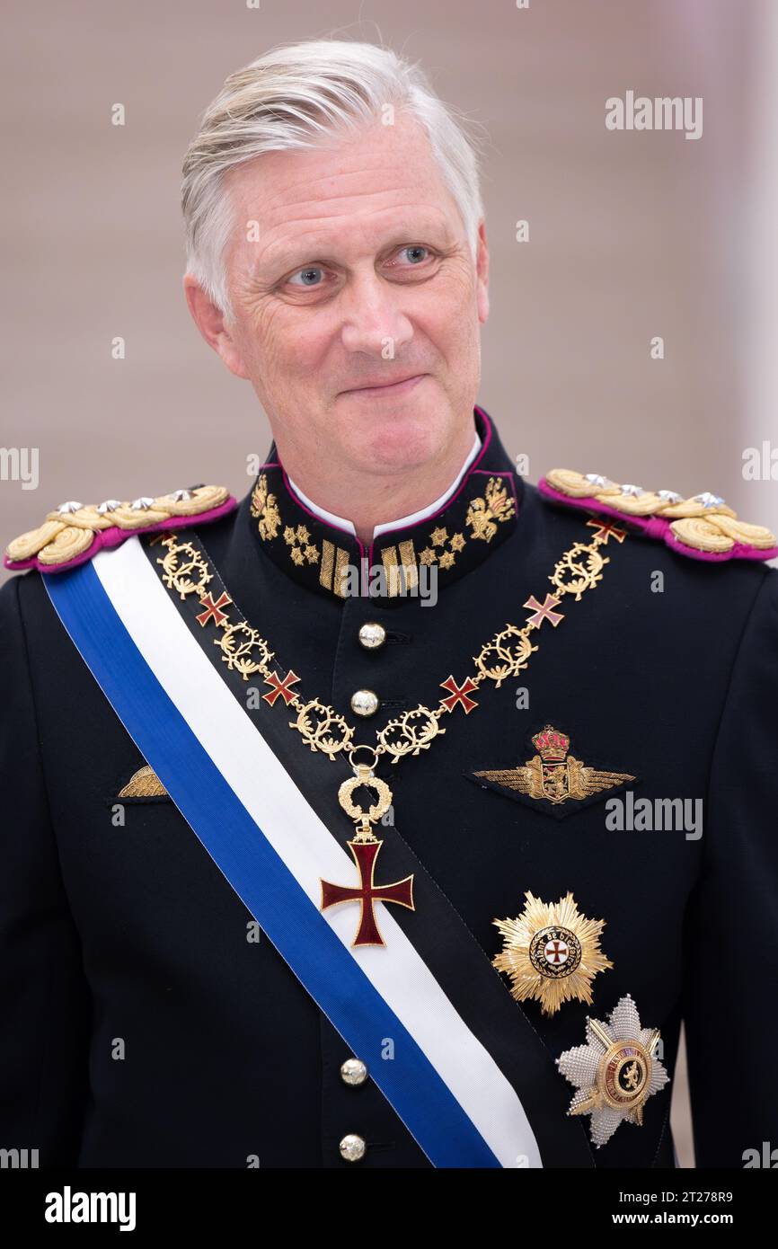 Brussels, Belgium. 17th Oct, 2023. King Philippe - Filip of Belgium ...
