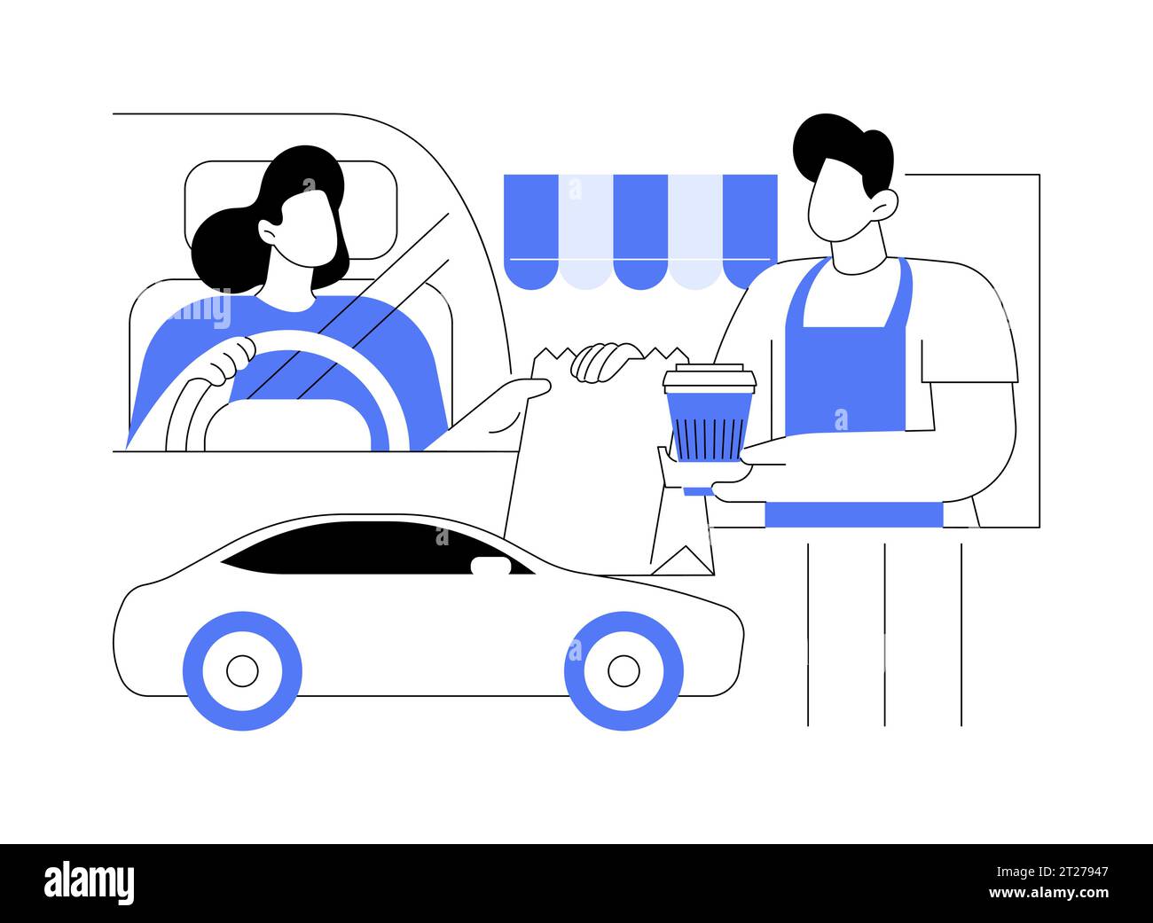 Getting order isolated cartoon vector illustrations Stock Vector Image & Art - Alamy