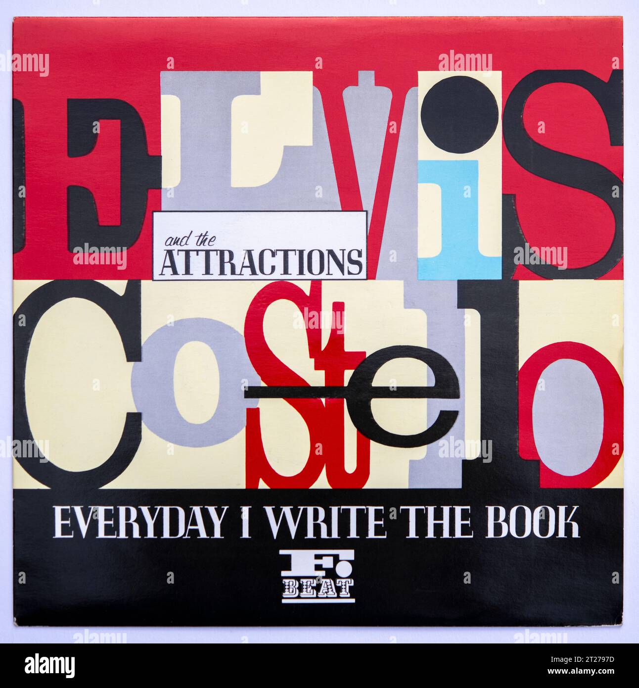 Picture cover of the seven inch single version of Everyday I Write the ...