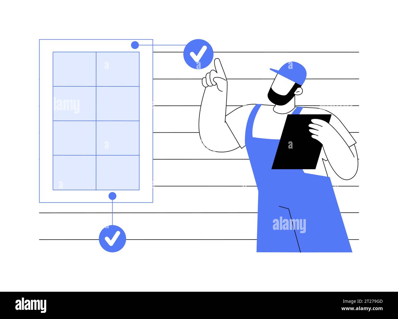 Home inspector abstract concept vector illustration Stock Vector Image ...