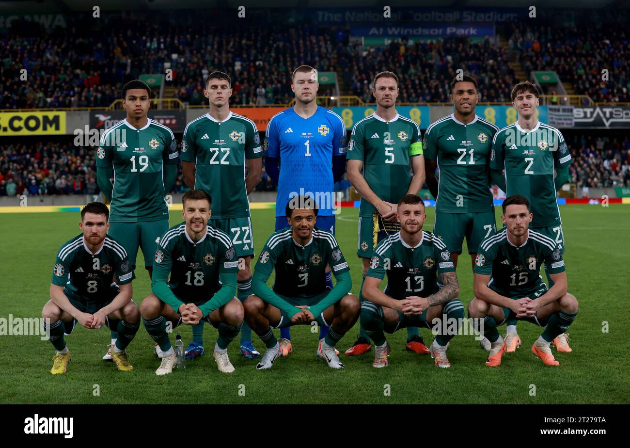Northern Ireland starting 11 line up ahead of the UEFA Euro 2024 ...