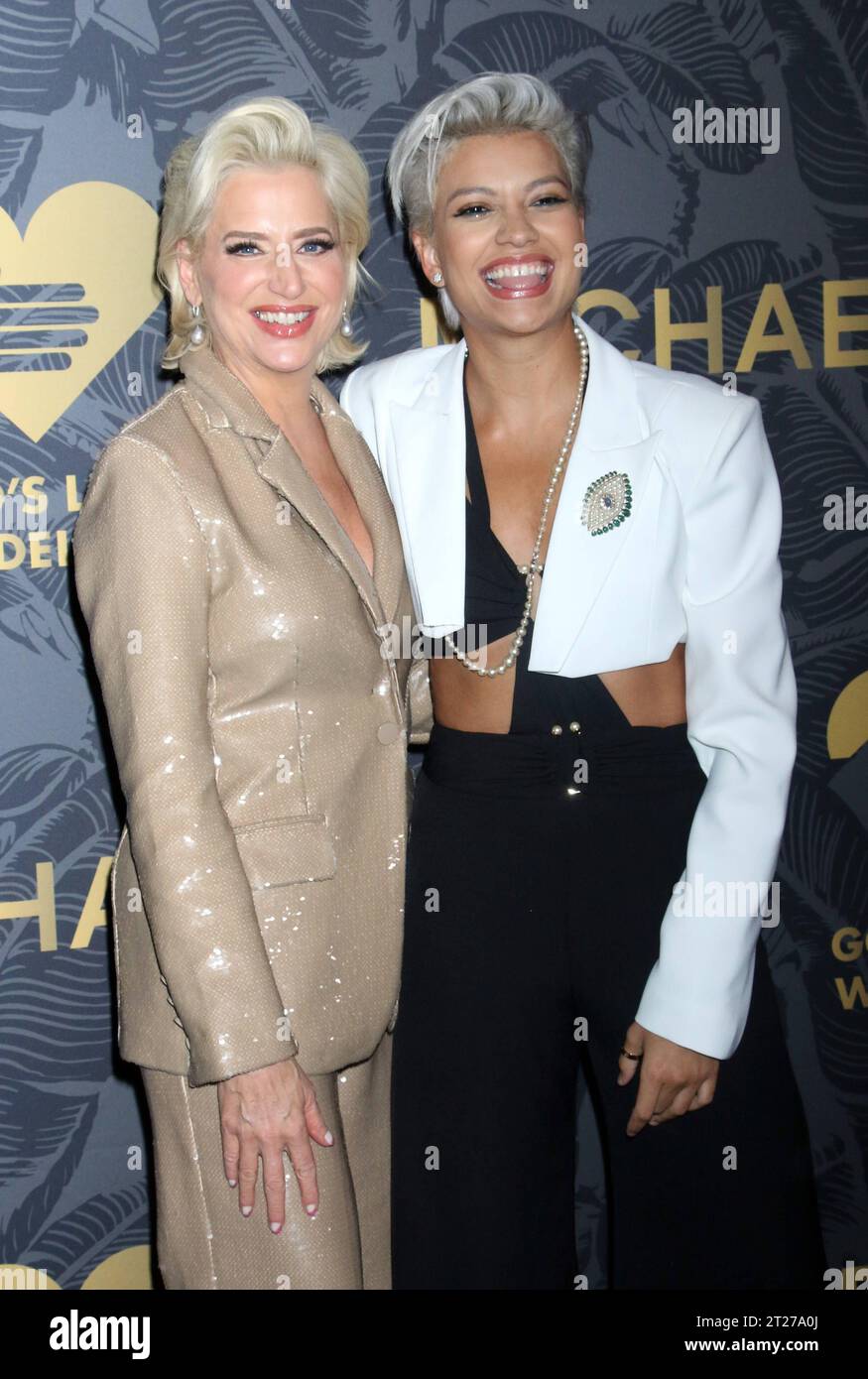 NEW YORK, NEY - OCTOBER 16: Dorinda Medley and Victoria Brito at the ...