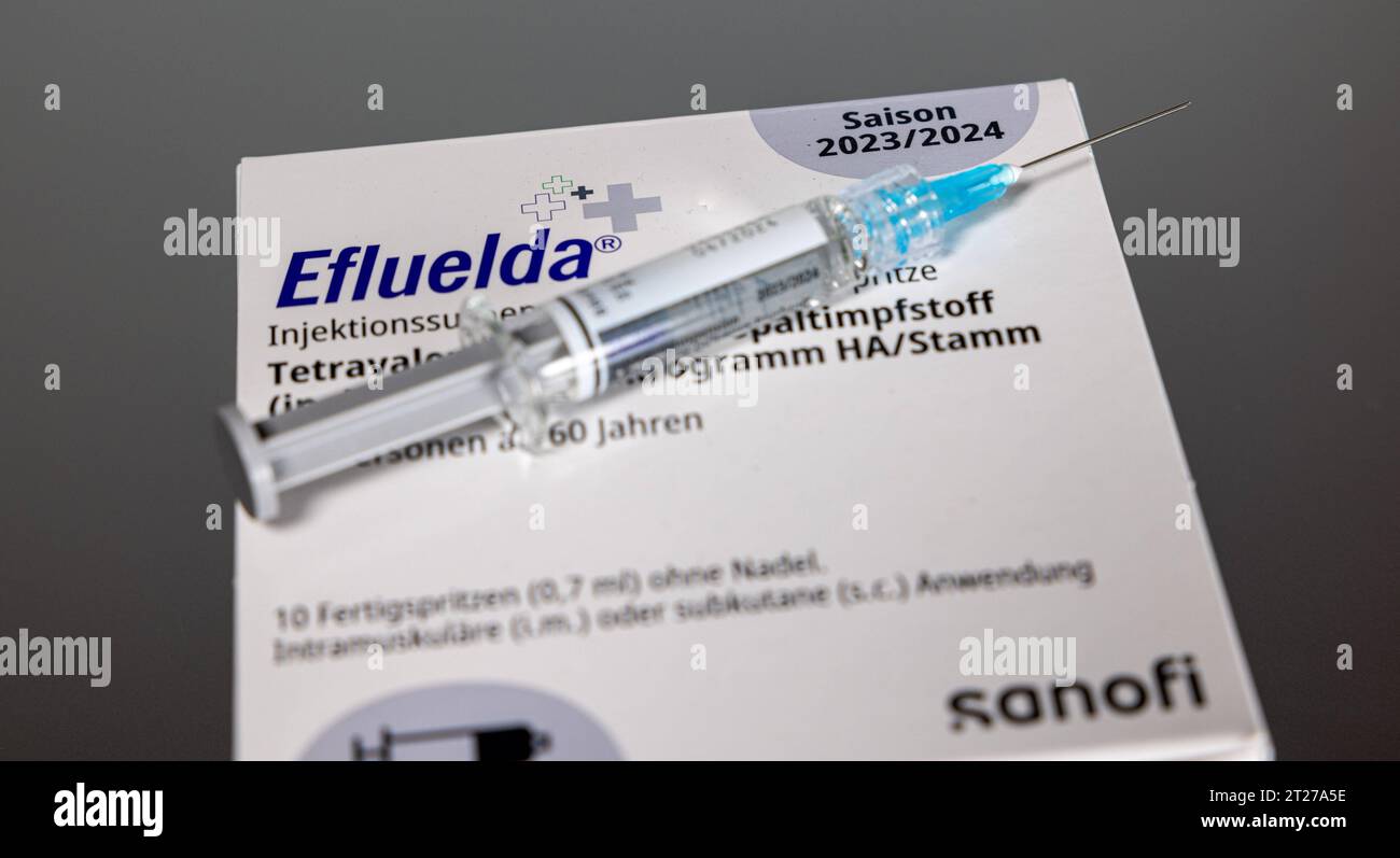 Redaktionell: Grippeimpfstoff fuer die Saison 2023/2024. Redaktionell ...