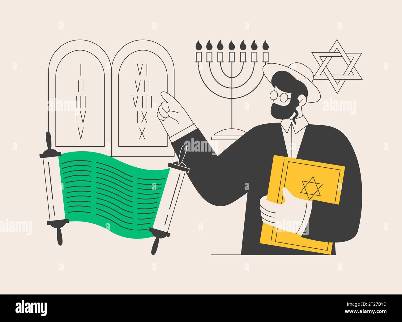 Judaism abstract concept vector illustration Stock Vector Image & Art ...