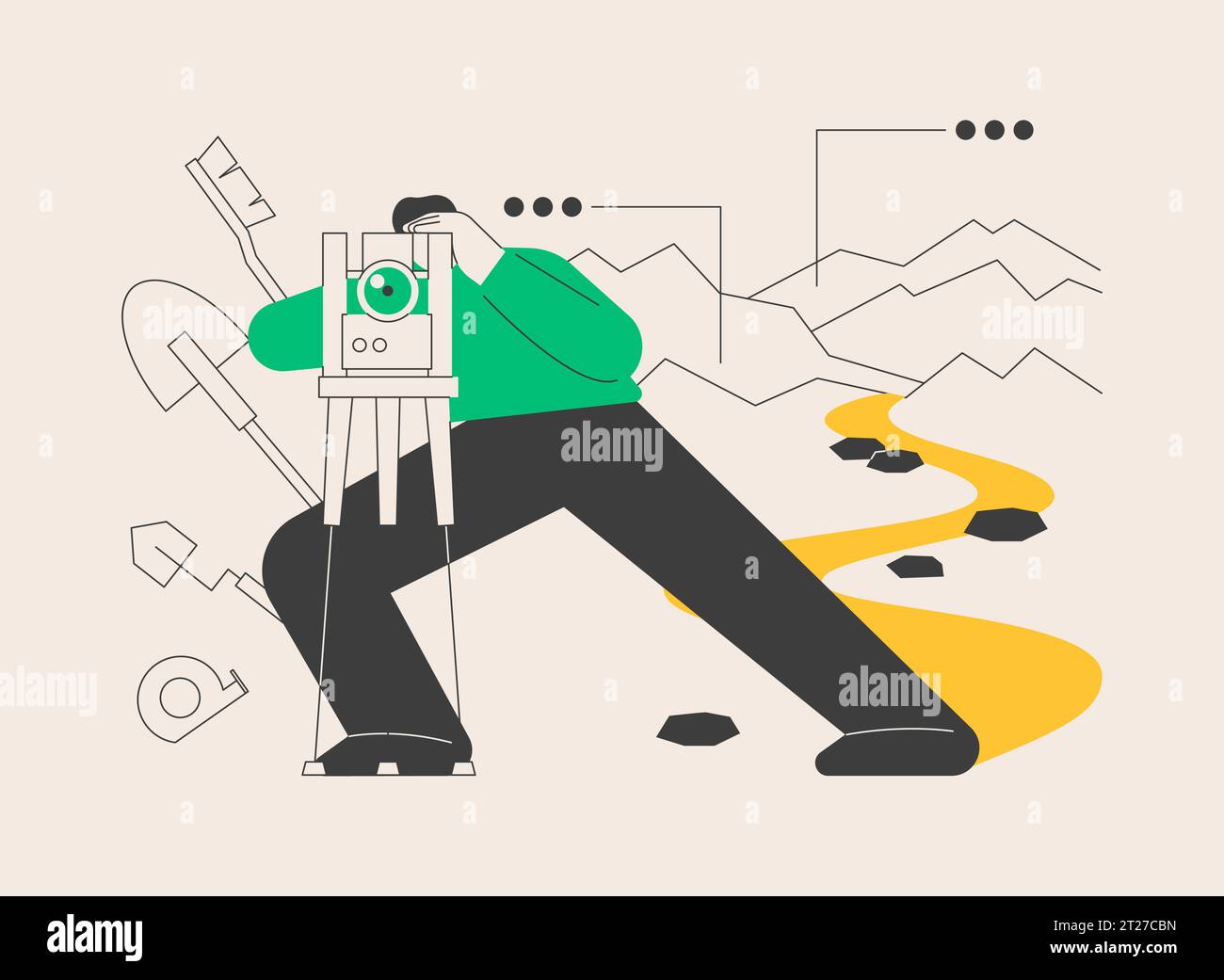 Geomorphology abstract concept vector illustration Stock Vector Image ...