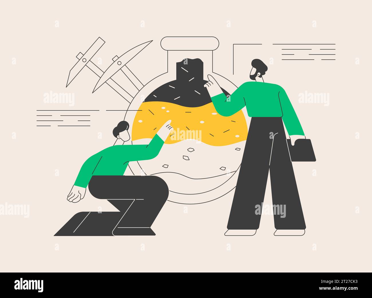 Soil science abstract concept vector illustration Stock Vector Image ...