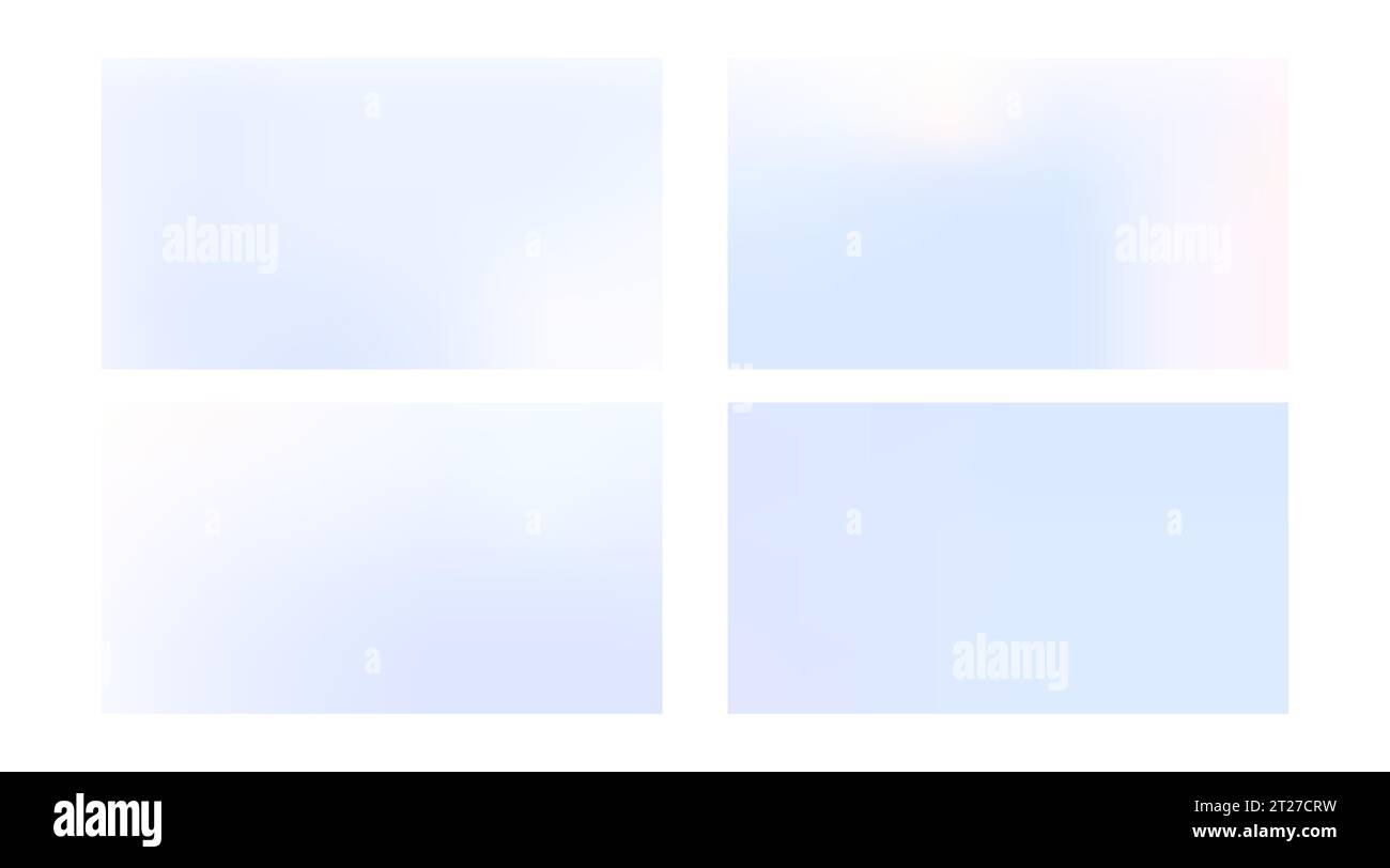 Set of soft winter gradient vector backgrounds Stock Vector Image & Art ...