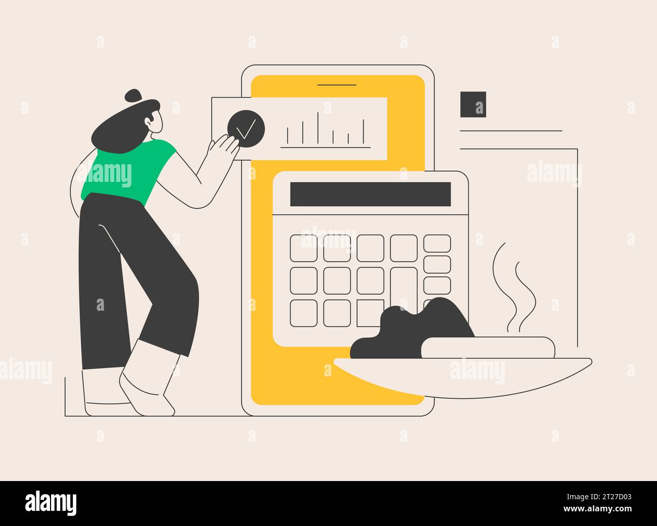 Weight watchers freestyle abstract concept vector illustration Stock ...
