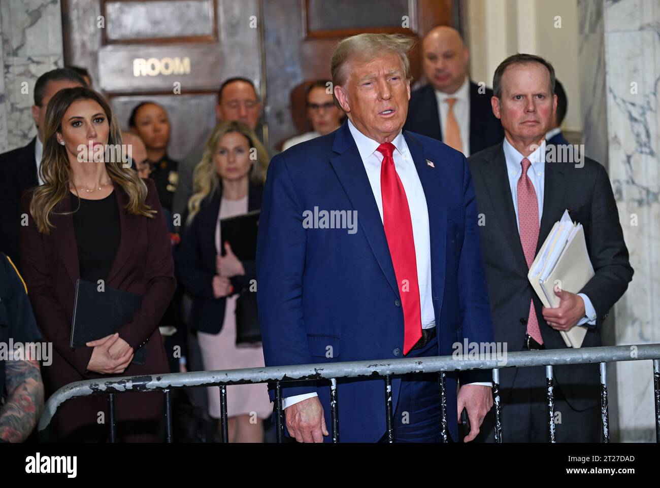 New York, New York, USA. 17th Oct, 2023. Former President Donald Trump ...