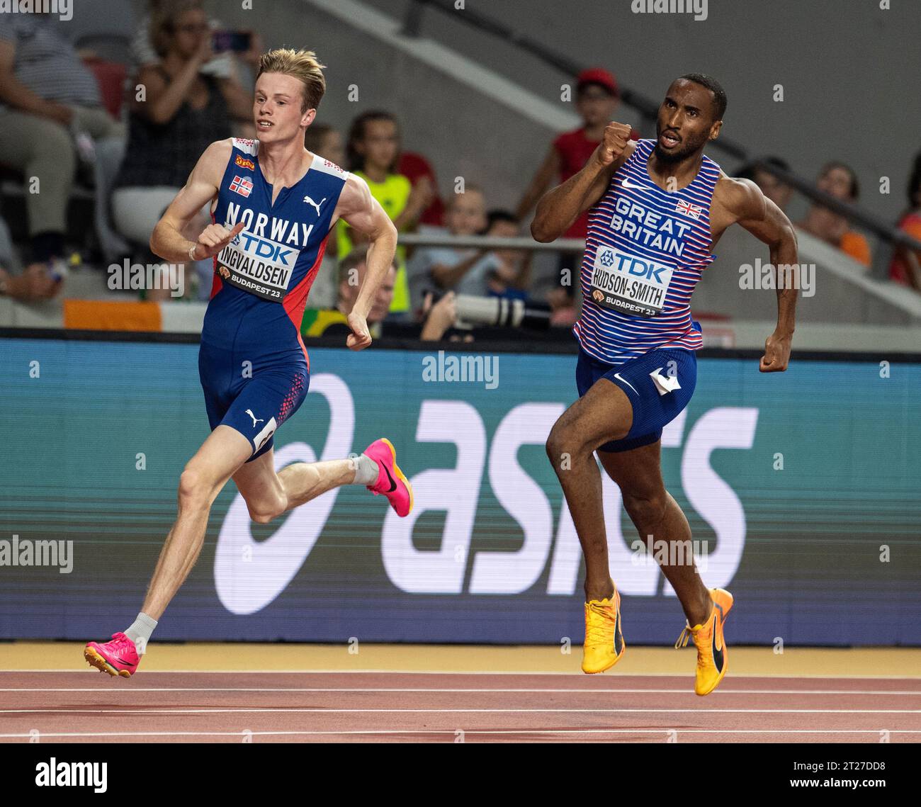 Håvard Bentdal Ingvaldsen of Norway and Matthew Hudson-Smith of Great ...