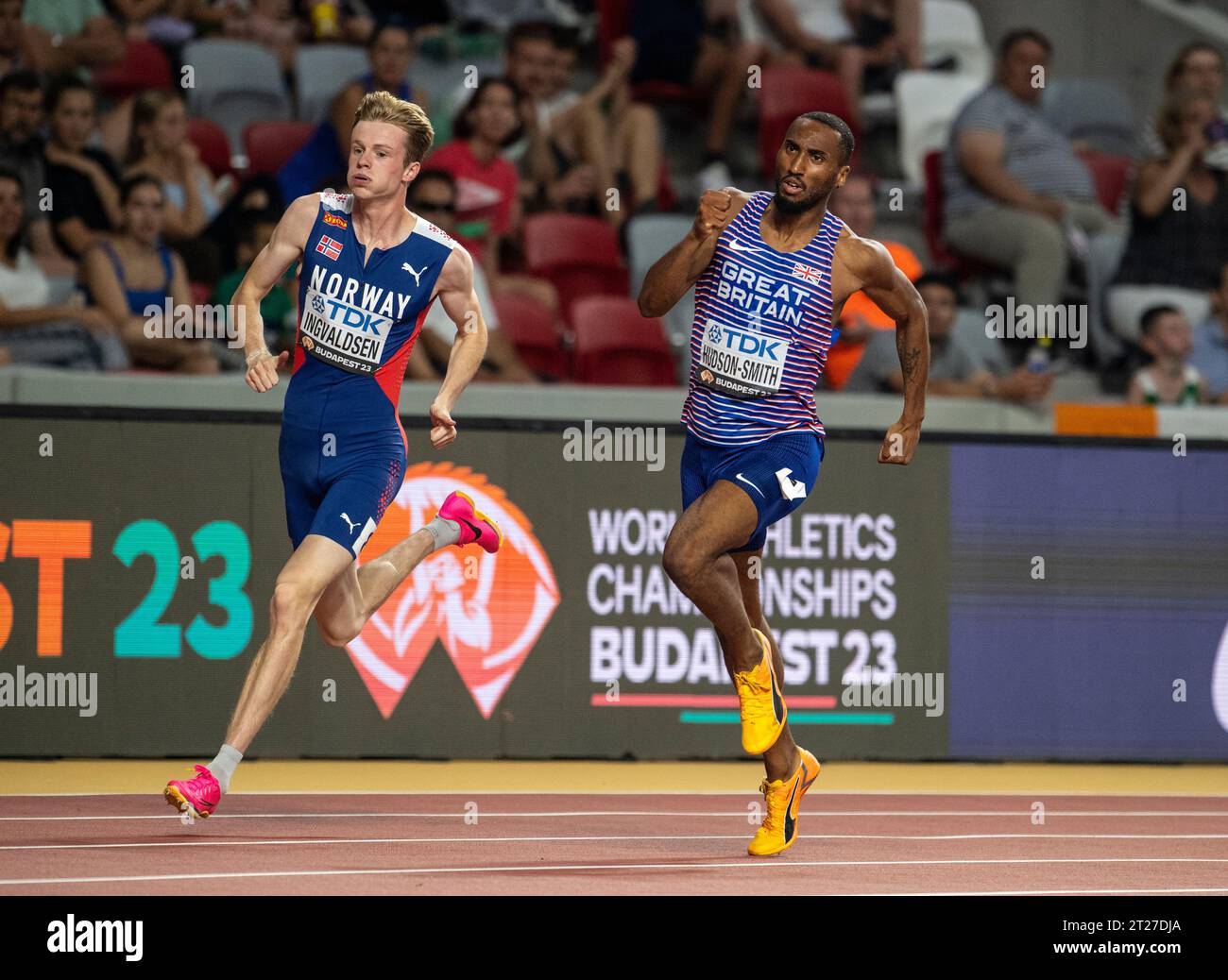Håvard Bentdal Ingvaldsen of Norway and Matthew Hudson-Smith of Great ...