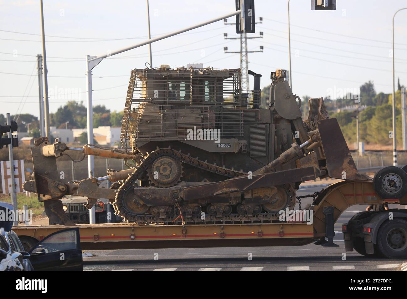 Israeli military mobility on the Gaza border SDEROT, ISRAEL - OCTOBER ...