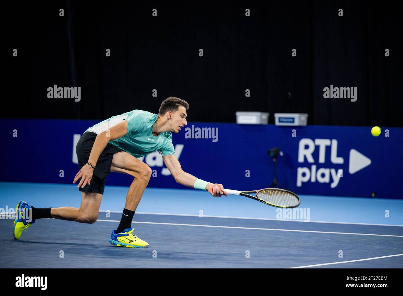Antwerp, Belgium. 17th Oct, 2023. Victor Vlad Cornea pictured in action ...
