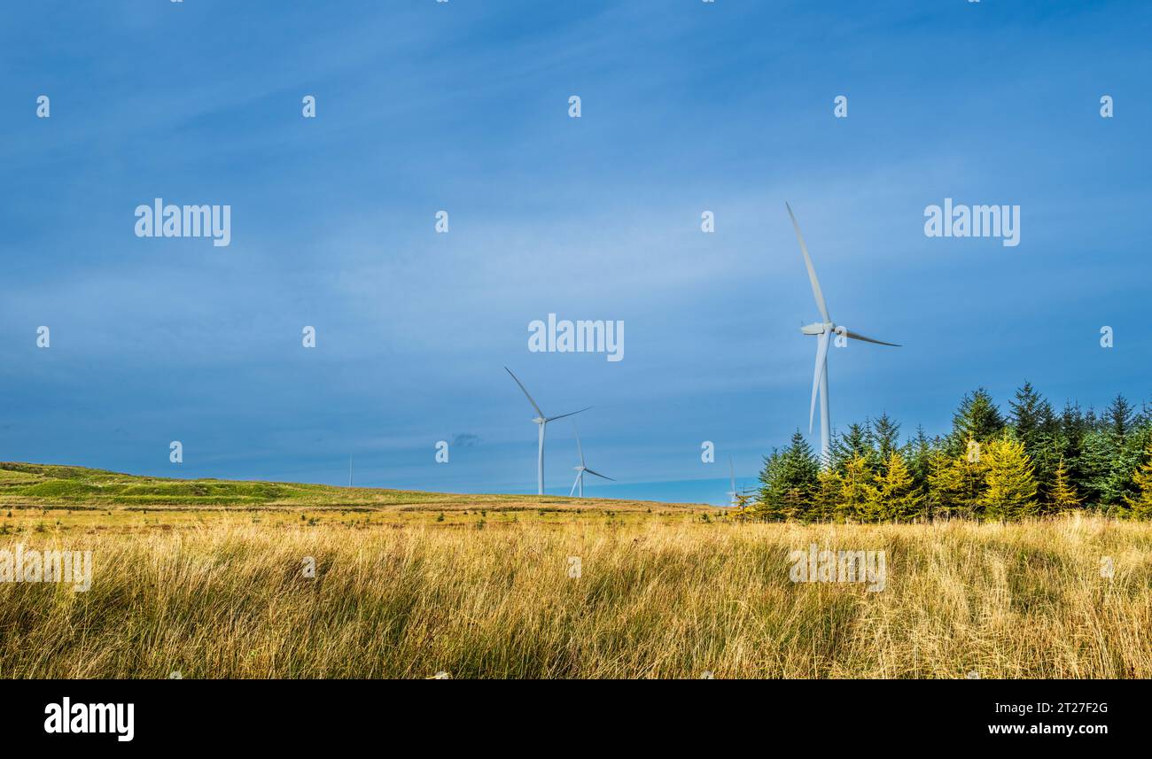 Wind farm in West Lothian, Scotland Stock Photo - Alamy
