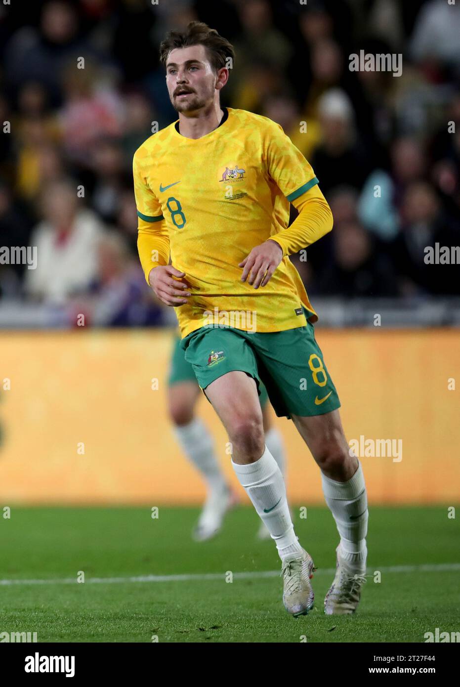 Australia’s Connor Metcalfe in action during the international friendly ...