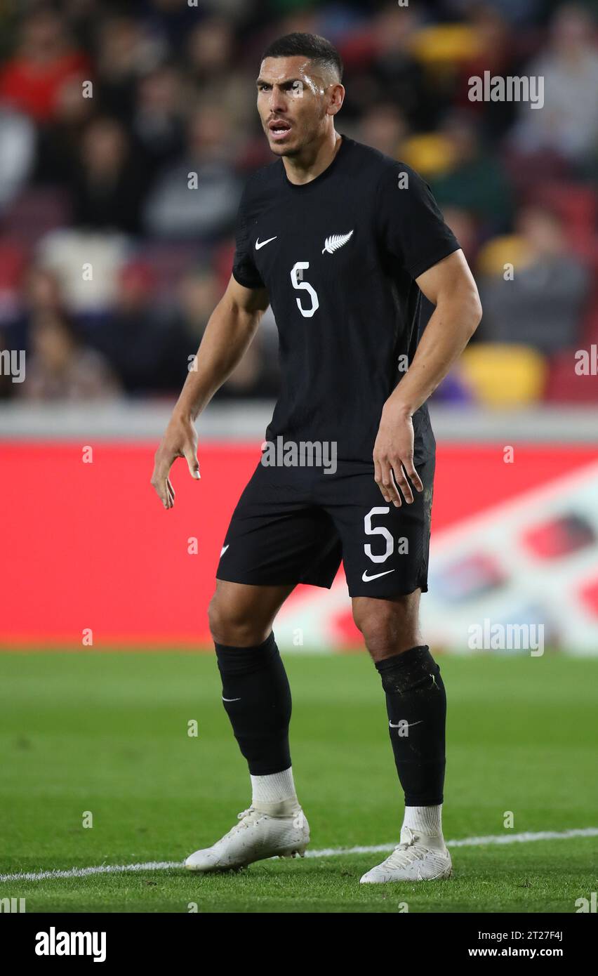 New Zealand’s Micheal Boxall during the international friendly match at ...