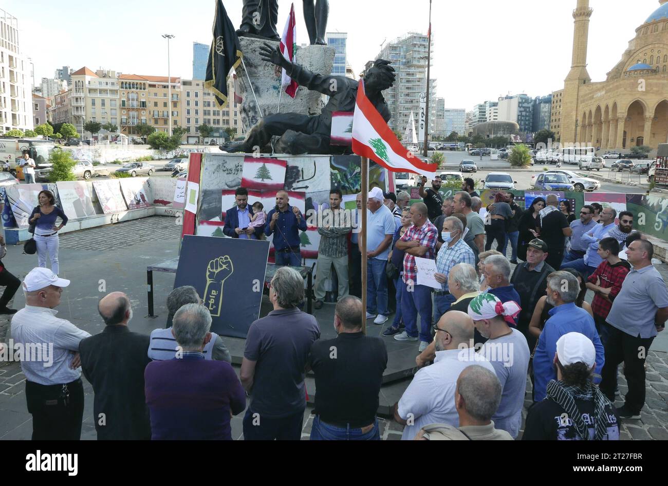 Beirut lebanon thawra seventeen october revolution lebanese gove hi-res ...