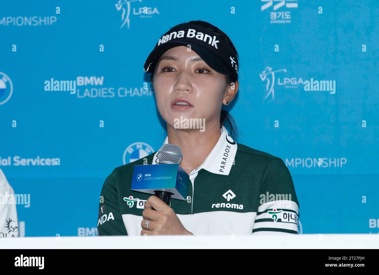Paju, South Korea. 17th Oct, 2023. Lydia Ko of New Zealand, press conference for the media of ...