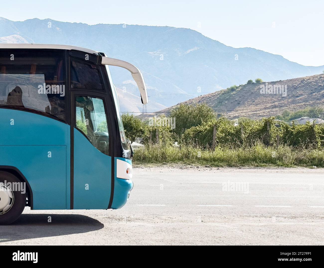 Touristic bus fast driving on hi-res stock photography and images - Alamy