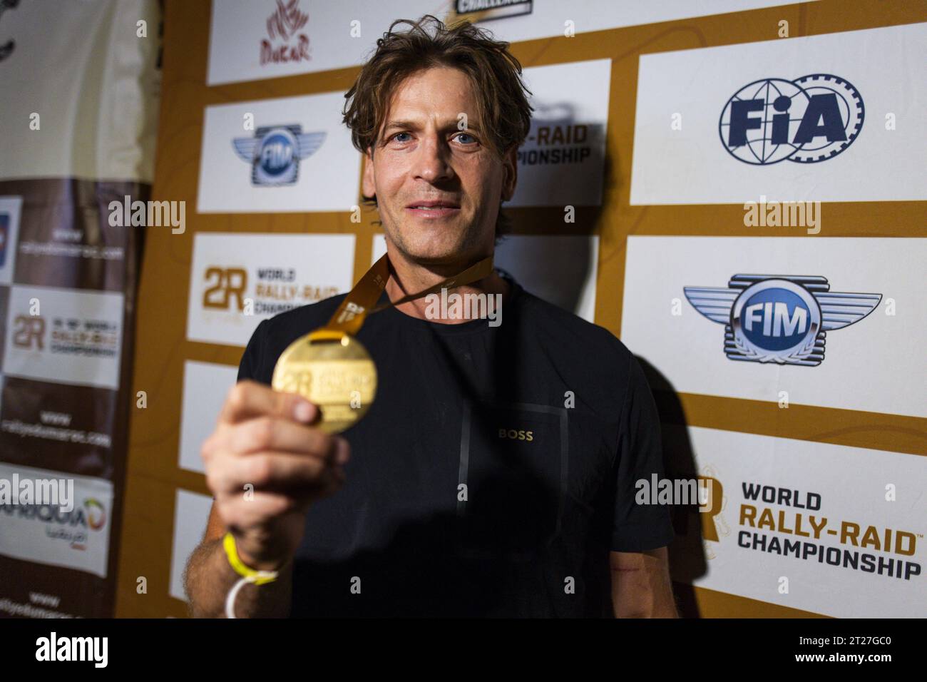 HODOLA Richard (hun), KTM 450 EXC, FIM W2RC, portrait during the Stage ...