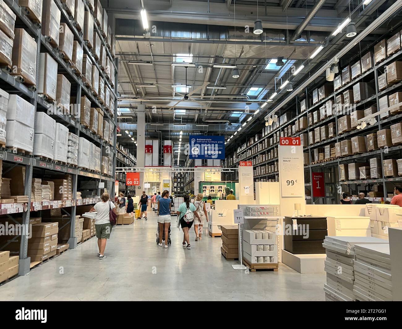 Ikea warehouse self hi-res stock photography and images - Alamy