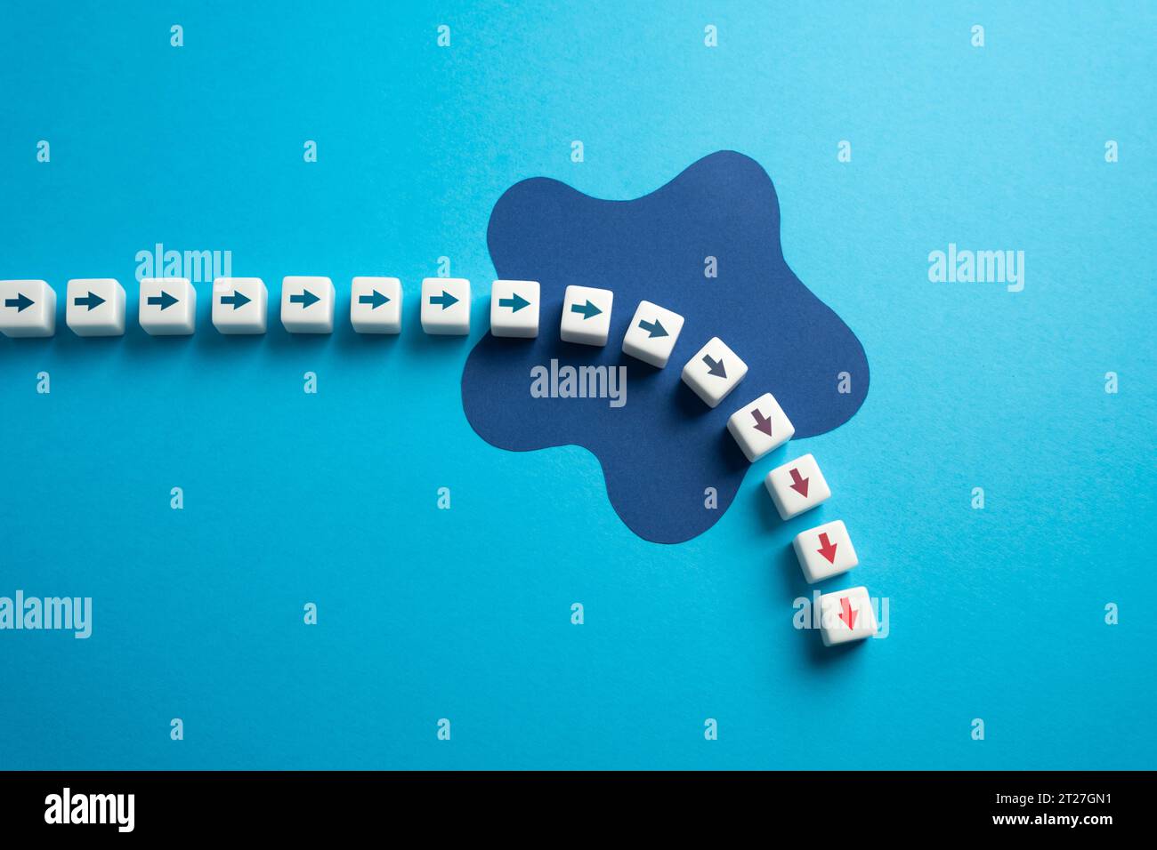 Fail through unknown factors. Could not withstand the onslaught, lack ...