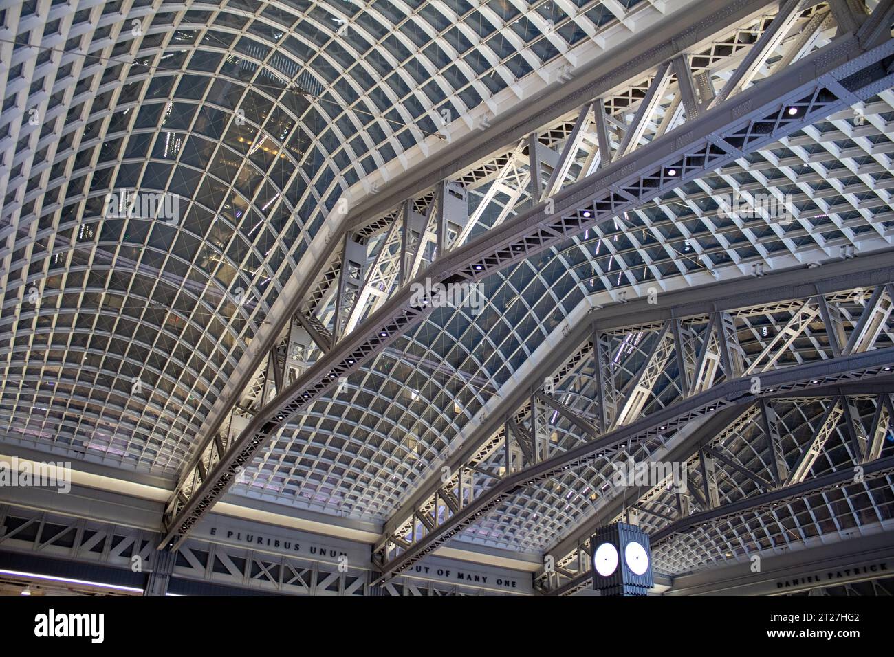 roof of train station hall Stock Photo - Alamy
