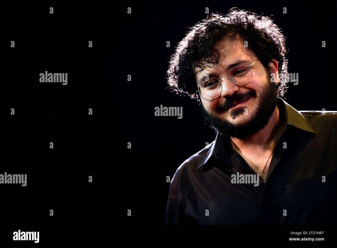 Patrick Zaki during a presentation of his book Sogni e illusioni di ...