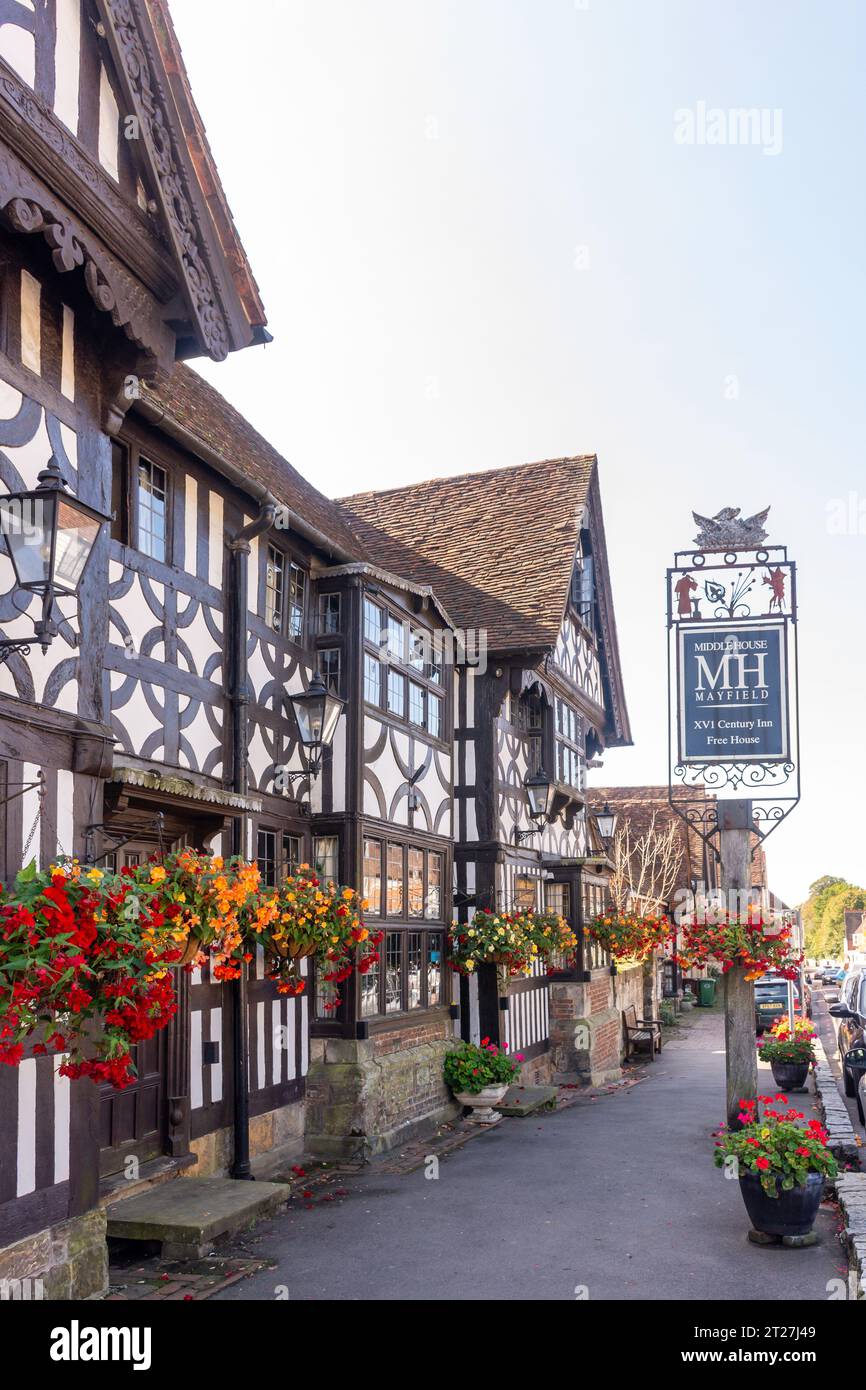 16th century The Middle House Inn, High Street, Mayfield, East Sussex ...
