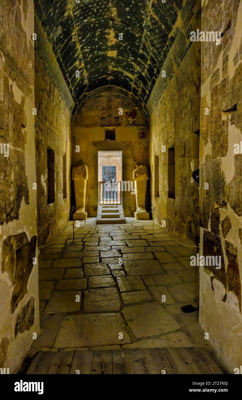 The Sanctuary of Amun in Hatshepsut’s mortuary temple at Deir El-Bahari ...