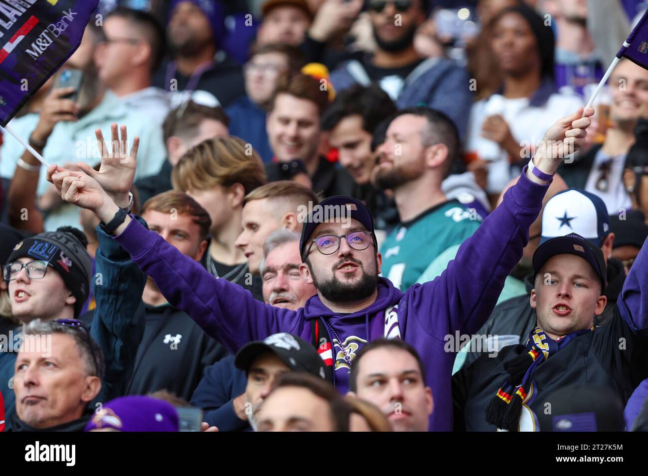 A fan enjoys an NFL football game between the Tennessee Titans and the ...