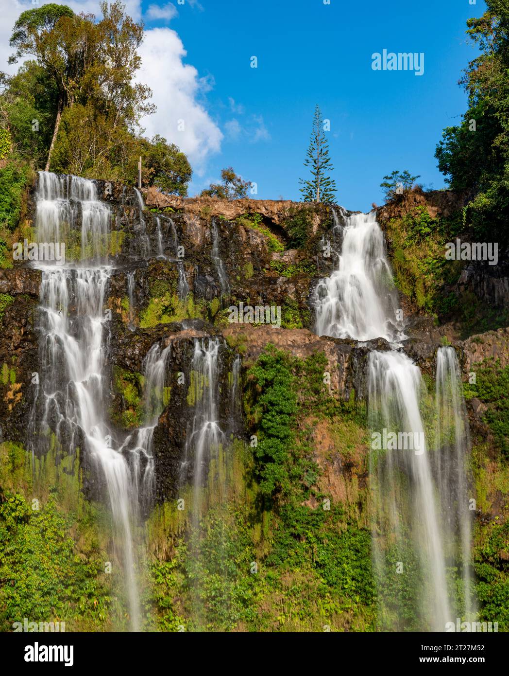 40m high,picturesque waterfall surrounded by beautiful rain forest and ...