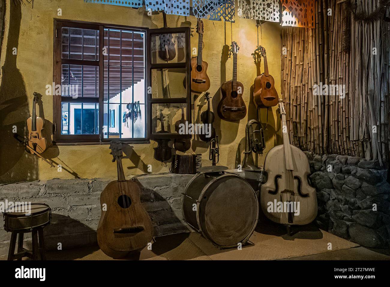 Guatemala, La Antigua - July 20, 2023: Finca La Azotea museums. Group ...