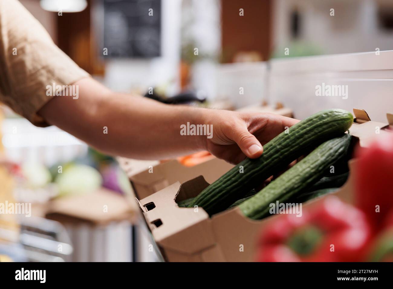Trader fills up crates on zero waste shop shelves with homegrown ...