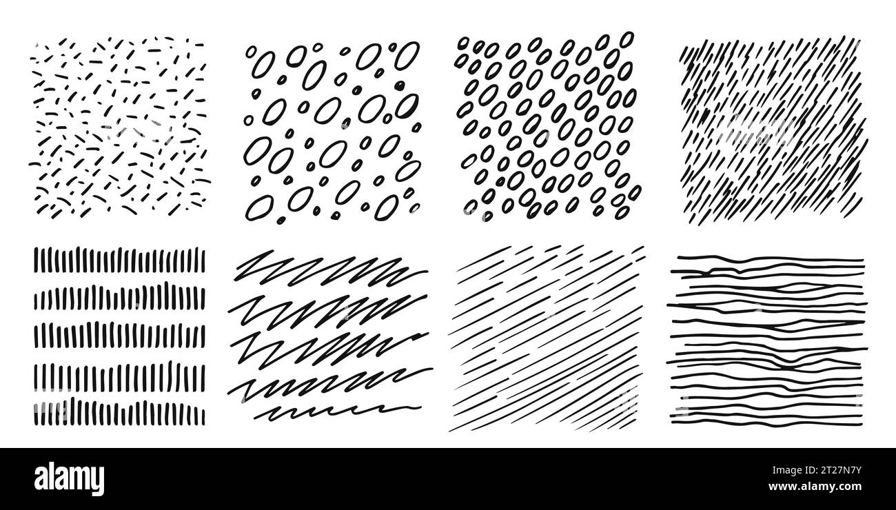 Pattern, texture, line hand drawn. Hatch drawing pen ink and crosshatch ...