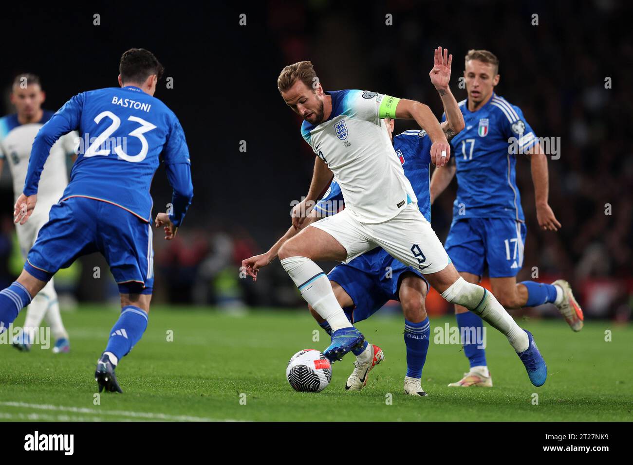 London, UK. 17th Oct, 2023. Harry Kane of England in action. England v ...