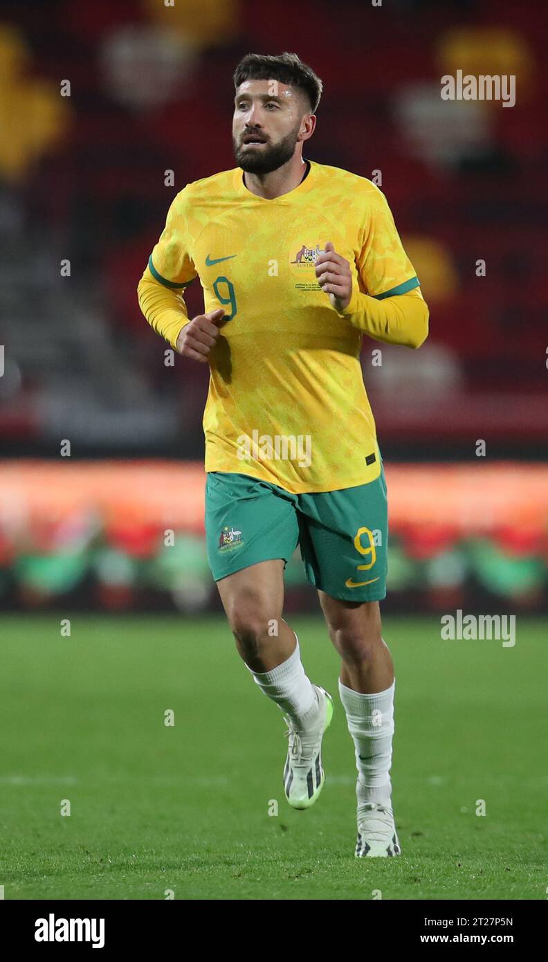 Australia’s Brandon Borrello during the international friendly match at ...
