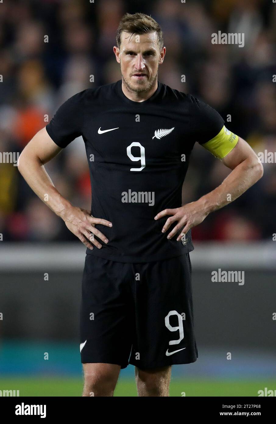 New Zealand’s Chris Wood during the international friendly match at the ...