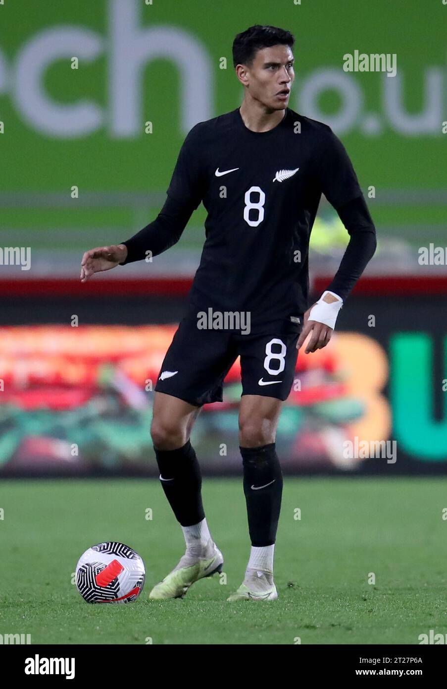 New Zealand’s Marko Stamenic in action during the international ...