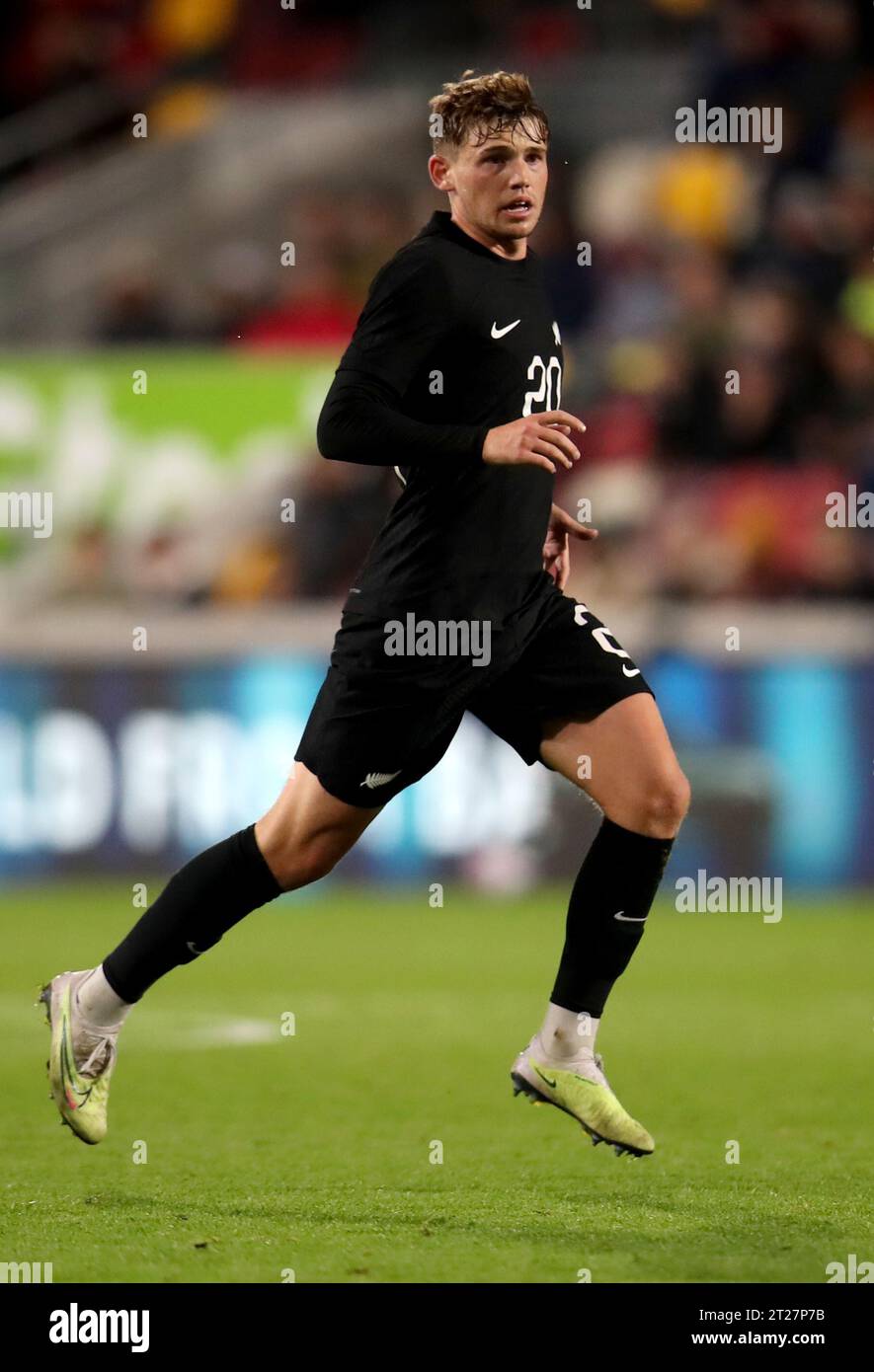 New Zealand’s Callum McCowatt during the international friendly match ...