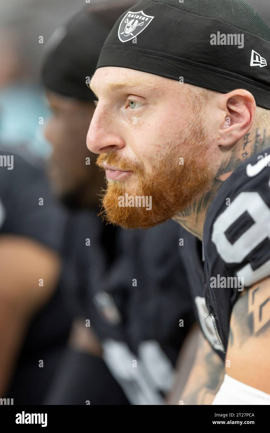 Las Vegas Raiders defensive end Maxx Crosby (98) against the New ...