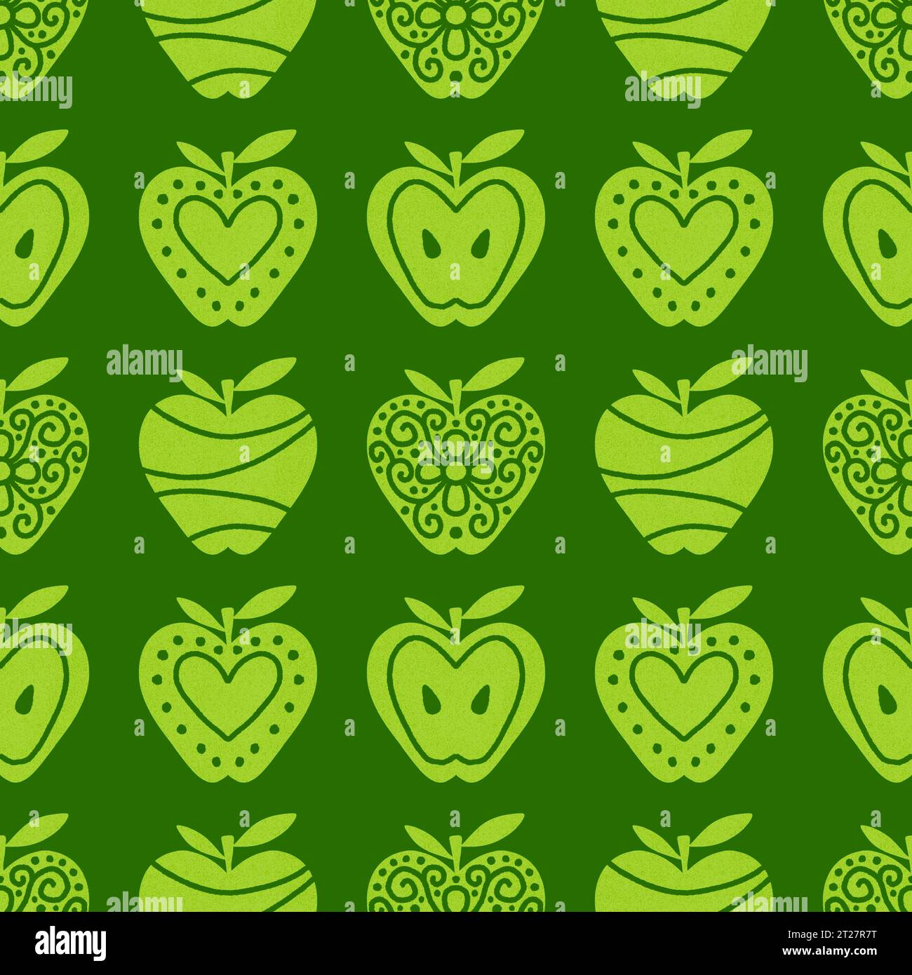 Cartoon fruit seamless lithography apples pattern for wrapping paper ...