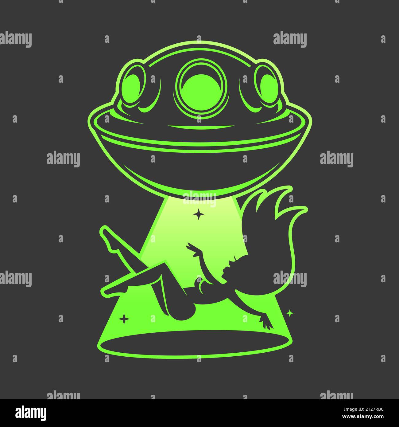 Alien abduction comic hi-res stock photography and images - Alamy