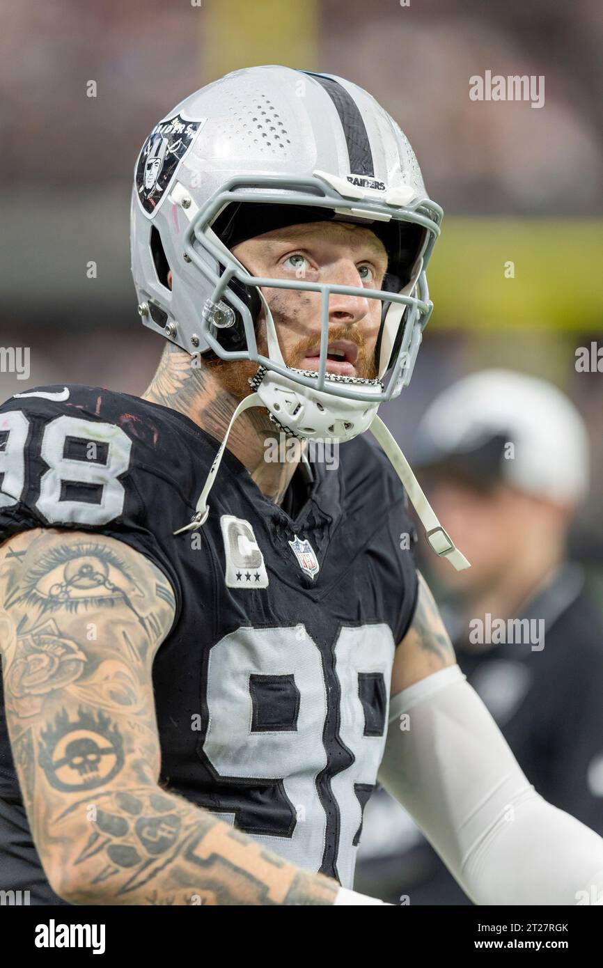 Las Vegas Raiders defensive end Maxx Crosby (98) against the New ...